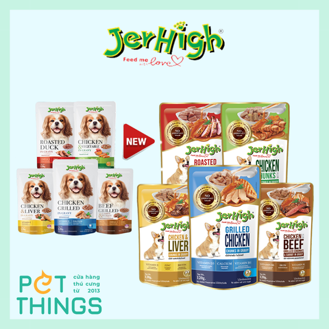 Jerhigh Chicken and Liver in Gravy 120g – Pet Things