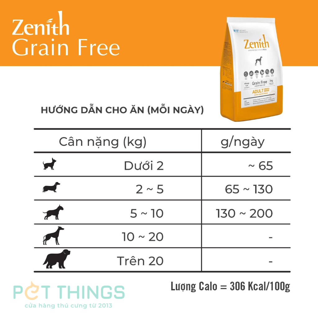 Zenith Dog Small breed 1.2kg – Pet Things