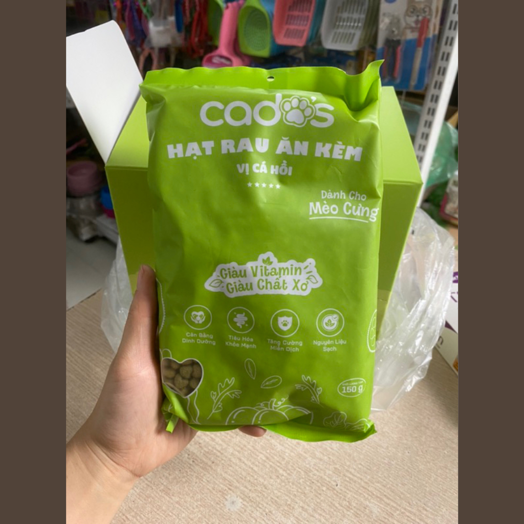 Cado's Hạt Rau Ăn Kèm Vị Cá Hồi Cho Mèo – Pet Things