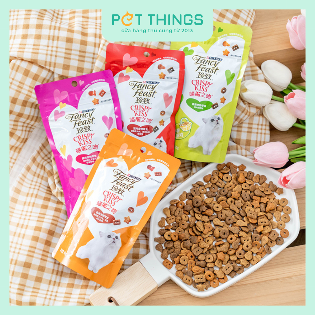 Fancy Feast Crispy Kiss - Bánh Thưởng Giòn Cho Mèo 60g (Nội Địa Trung) – Pet Things