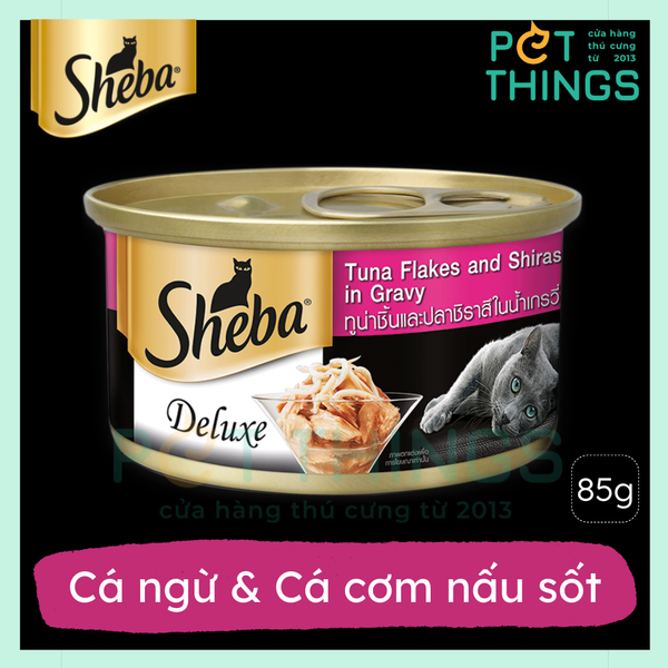Sheba Deluxe 85g Tuna Fillet & Shirasu in gravy – Pet Things