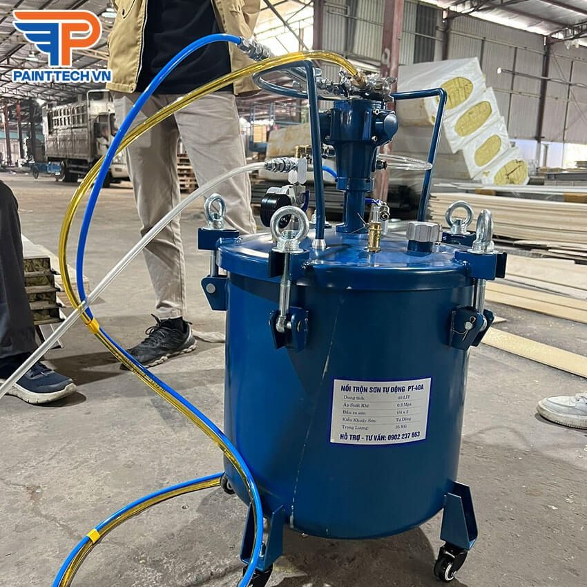 Nồi Trộn Sơn Tự Động PT-40A Chất Lượng Cao – Painttech VN