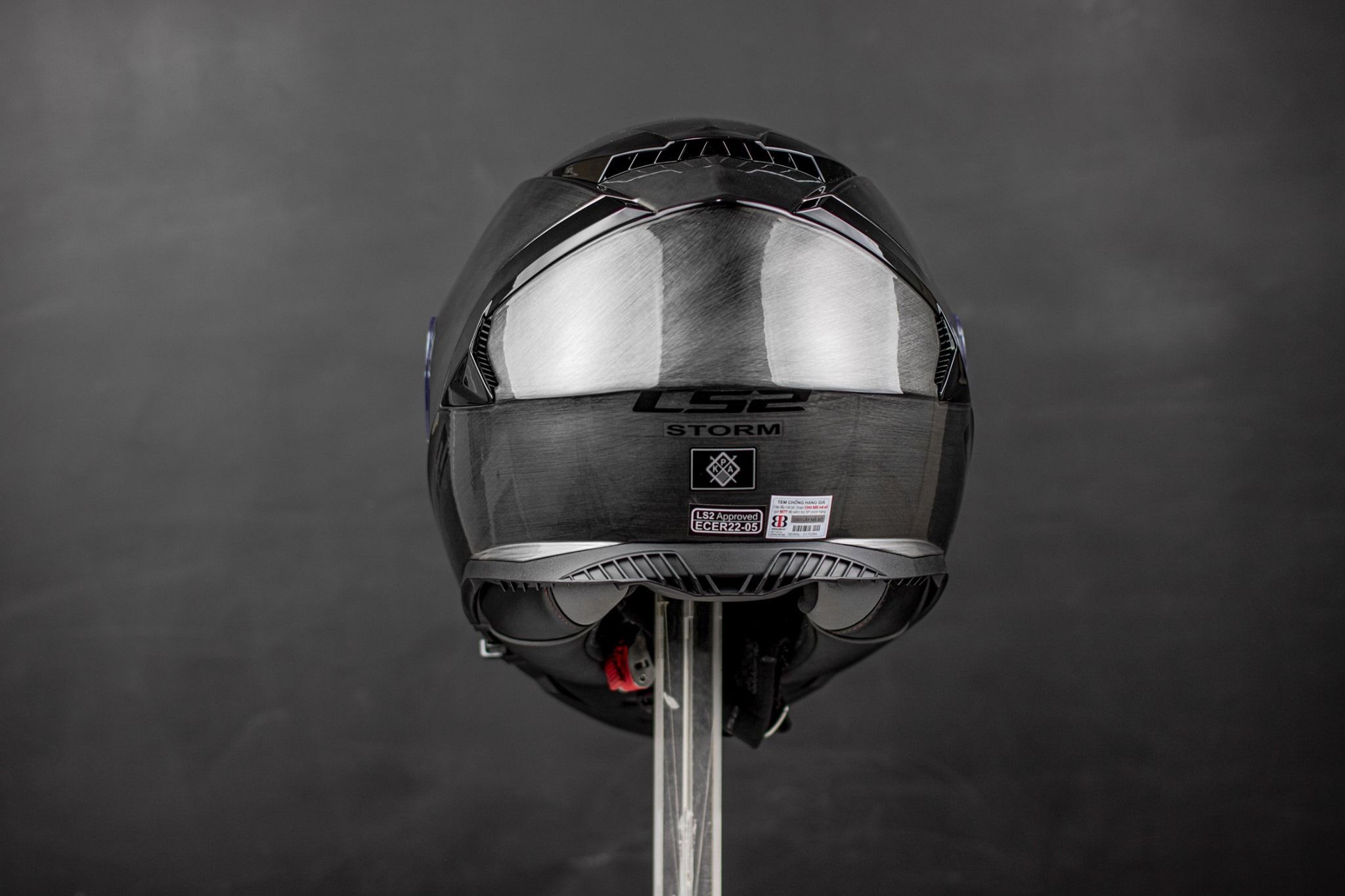 MŨ FULLFACE LS2 FF800 STORM - Xám Xướt Bóng – Bershop