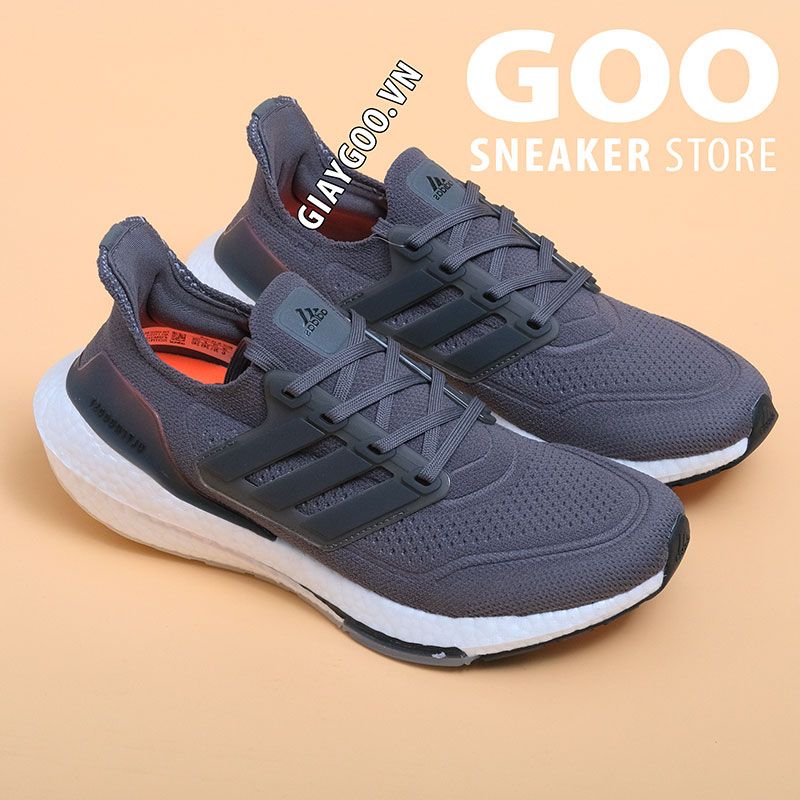 Ultra boost 21 Grey Five Xám Rep 11 Siêu cấp (Bảo Hành Trọn Đời) – GOO ...