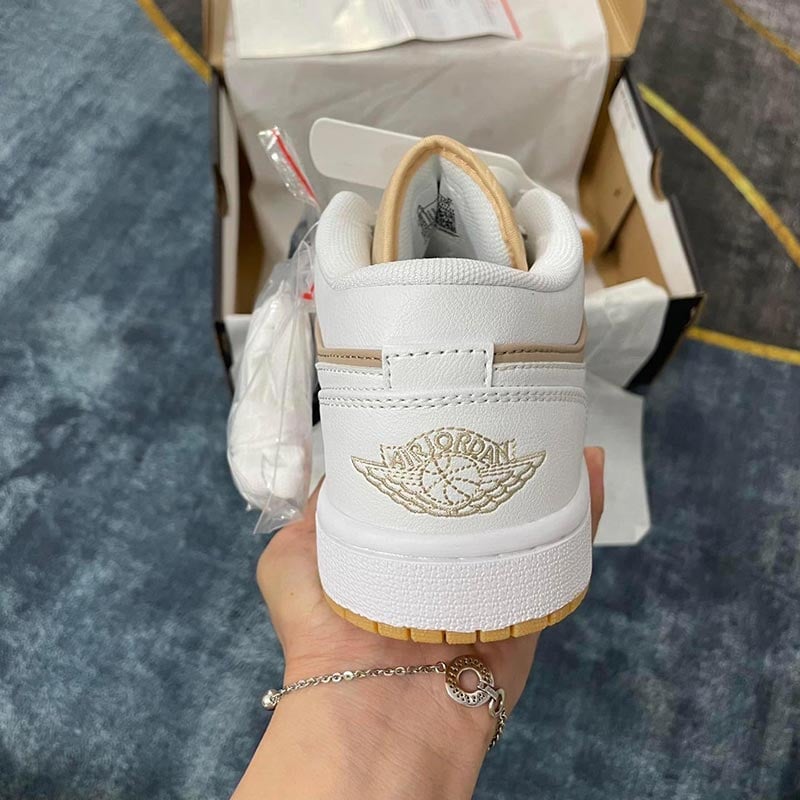 Jordan 1 Low White Tan Gum – GOO STORE