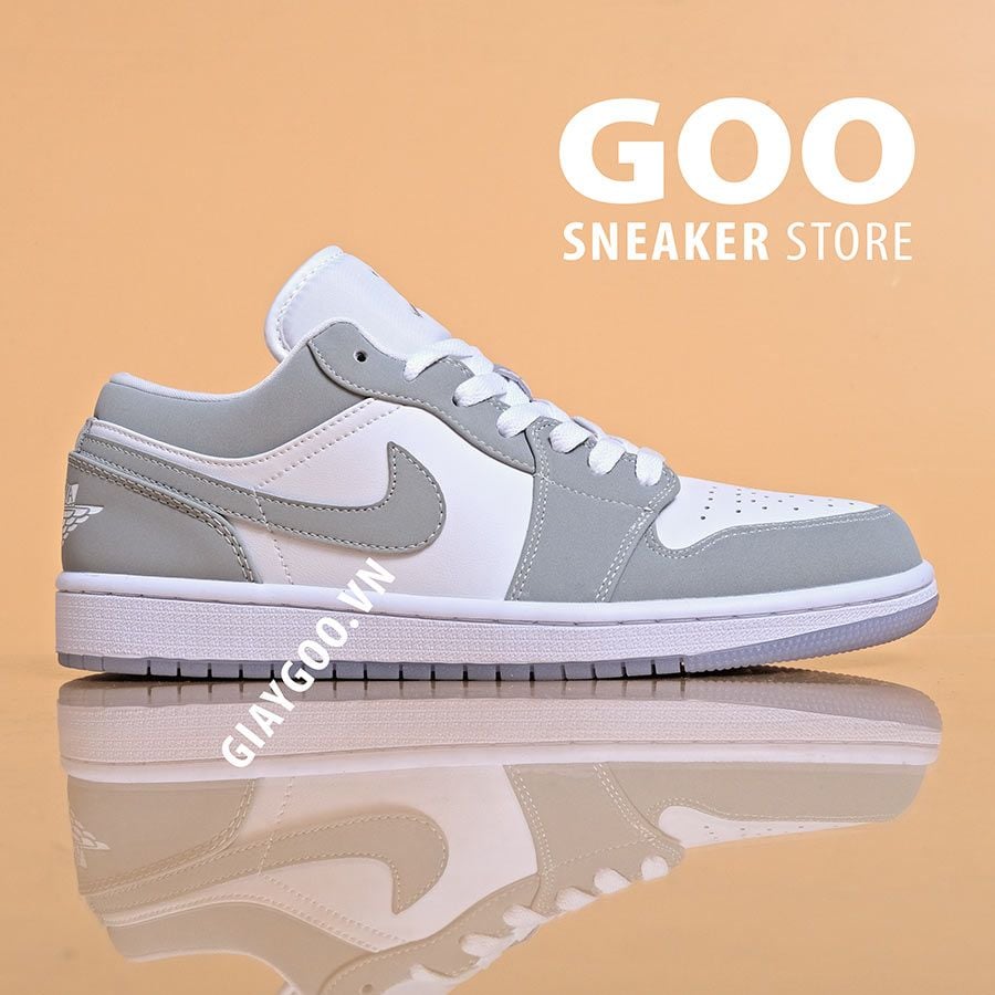 Giày Nike Air Jordan 1 Low Wolf Grey Rep 11 Siêu Cấp – GOO STORE