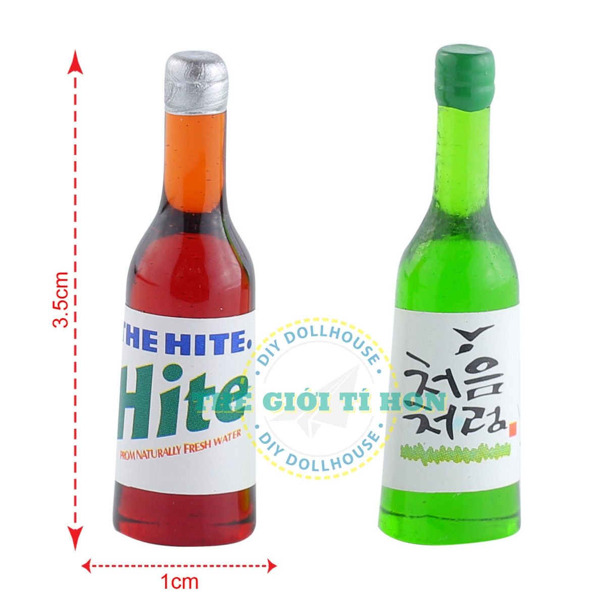 Phụ Kiện Làm Mô Hình Nhà Handmade - Bộ 2 Chai Bia Sản xuất và phân phối ...