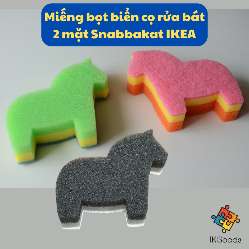 Miếng bọt biển cọ rửa bát 2 mặt Snabbakat IKEA