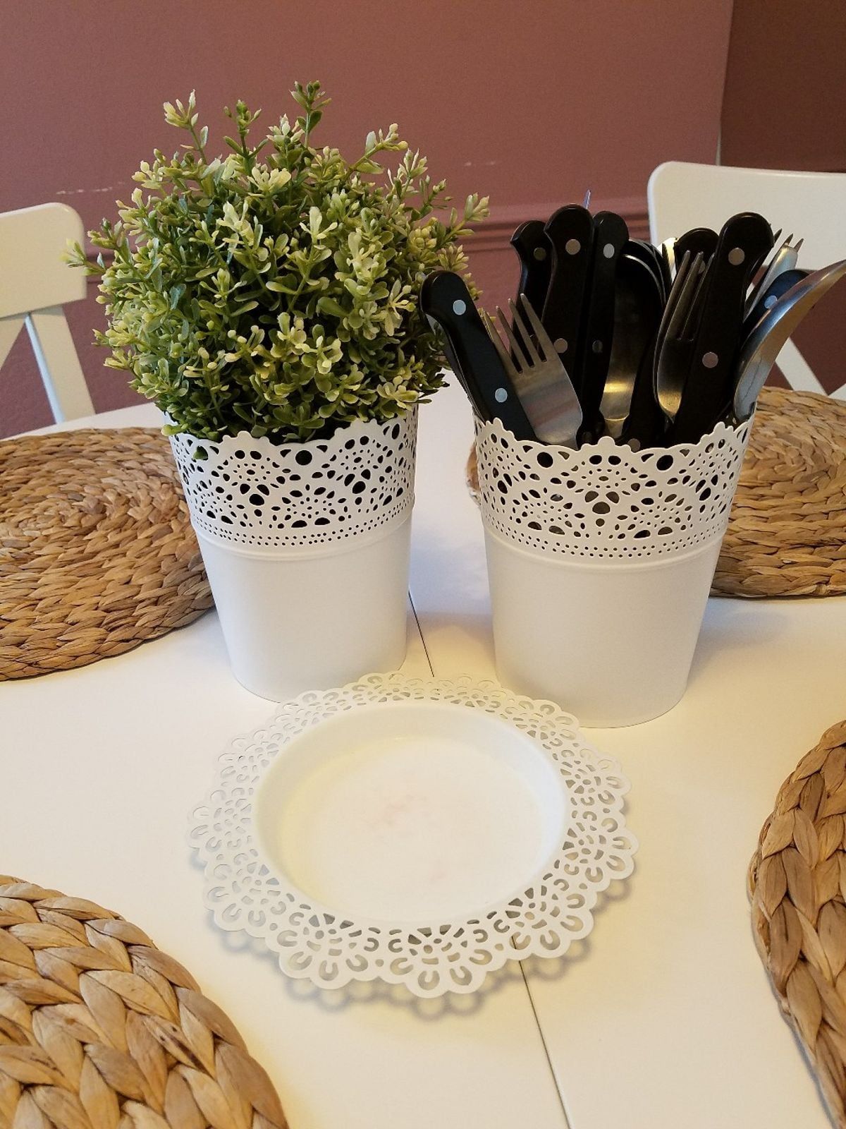 Đế để nến trụ Skurar IKEA