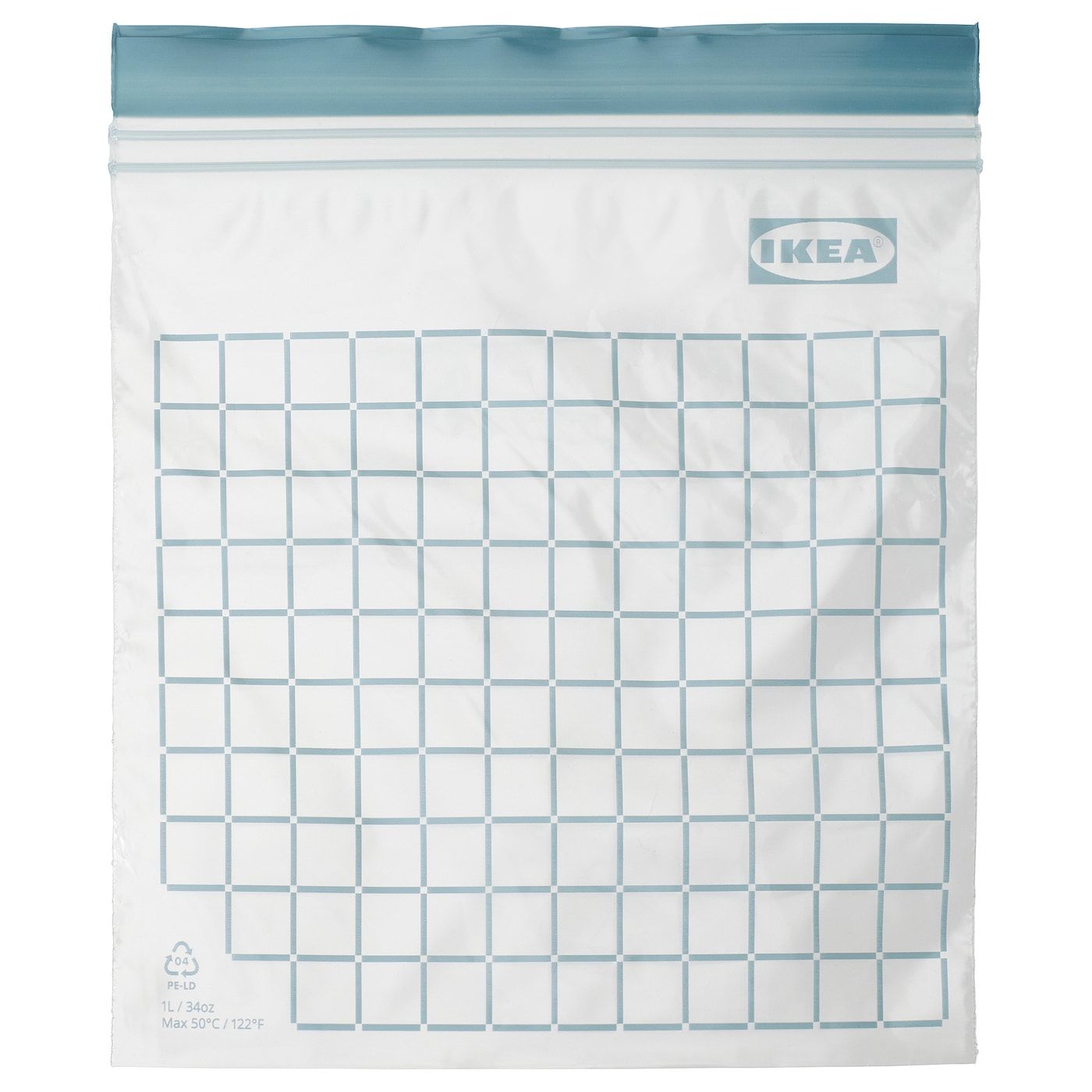 Túi zip đựng thực phẩm IKEA ISTAD 25 túi 1L