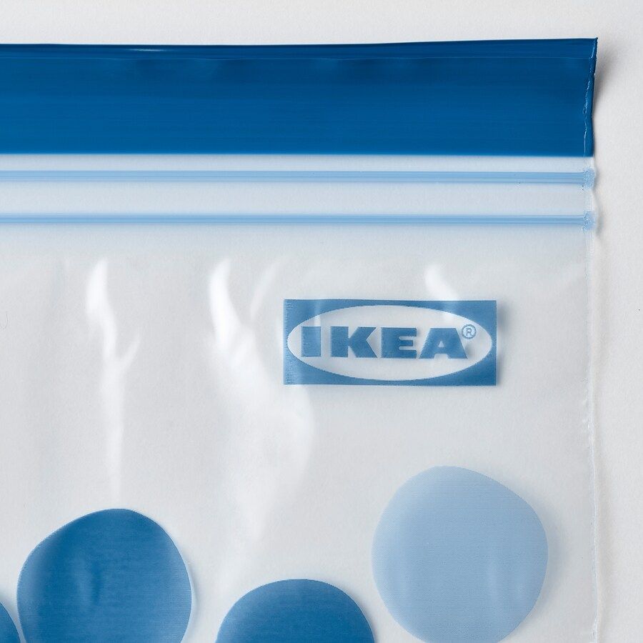 Túi zip đựng thực phẩm IKEA ISTAD 25 túi 1L