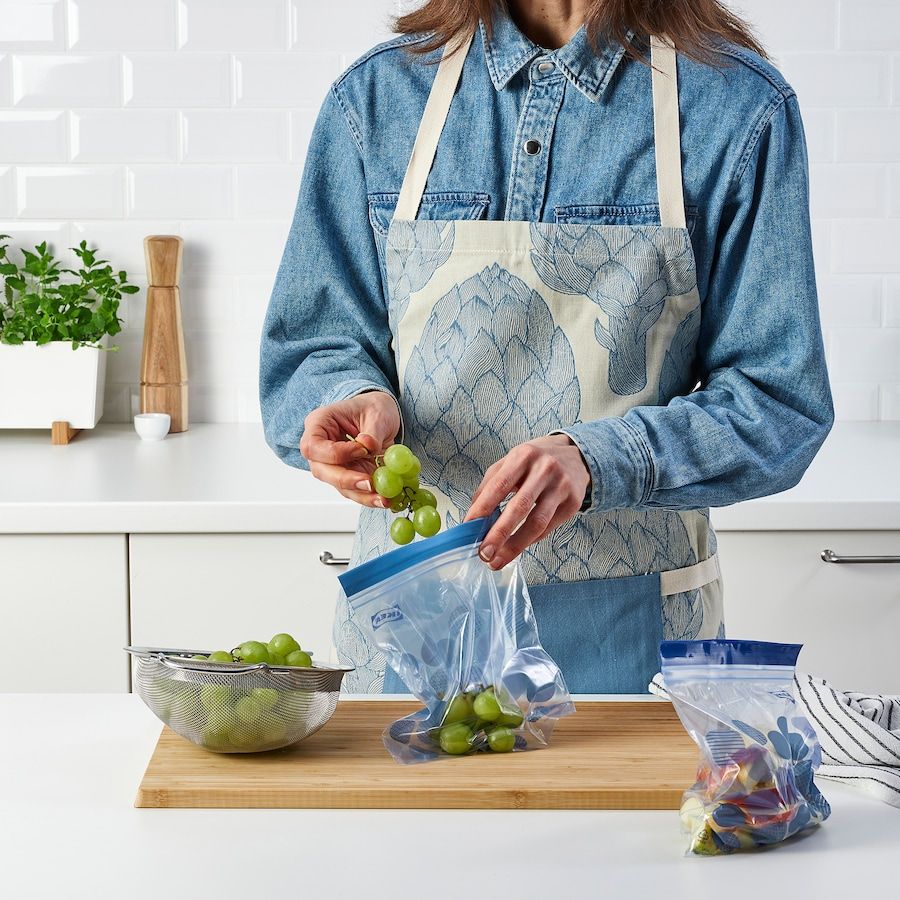Túi zip đựng thực phẩm IKEA ISTAD 25 túi 1L