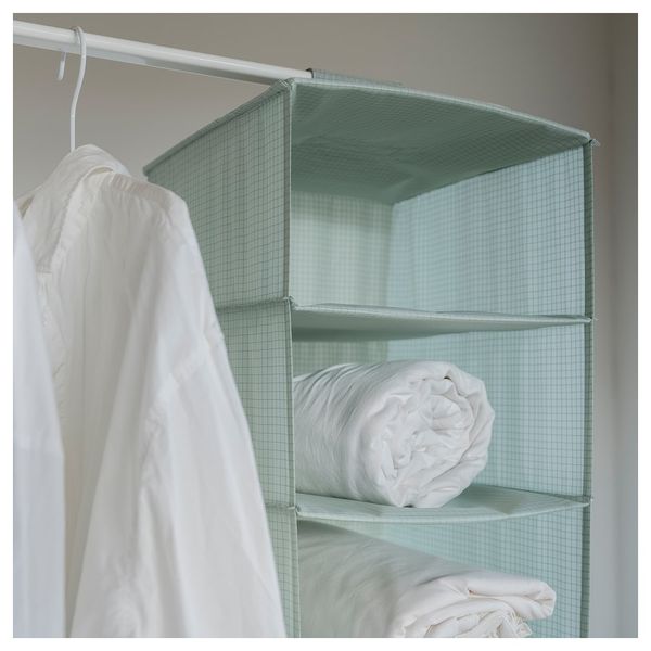 Tủ treo quần áo 7 ngăn Stuk KEA - xanh xám – IKEA