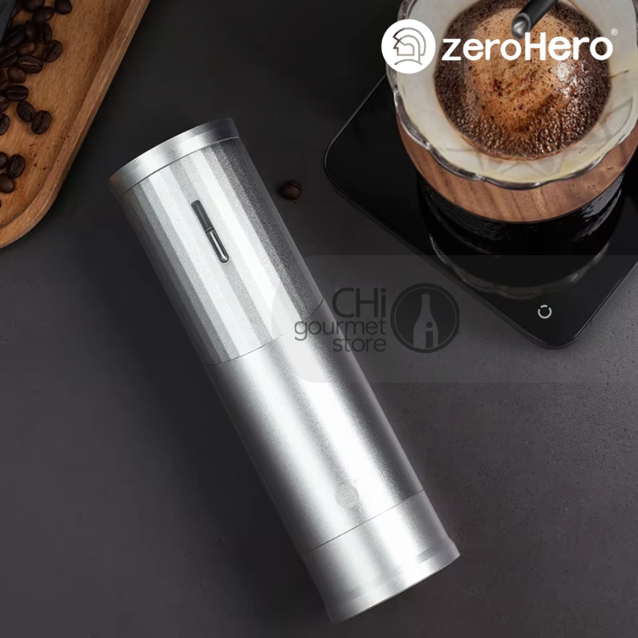 Máy Xay Cà Phê Cầm Tay Tự Động RUI Coffee E-Grinder zeroHero - Màu Đen – CHi Gourmet Store