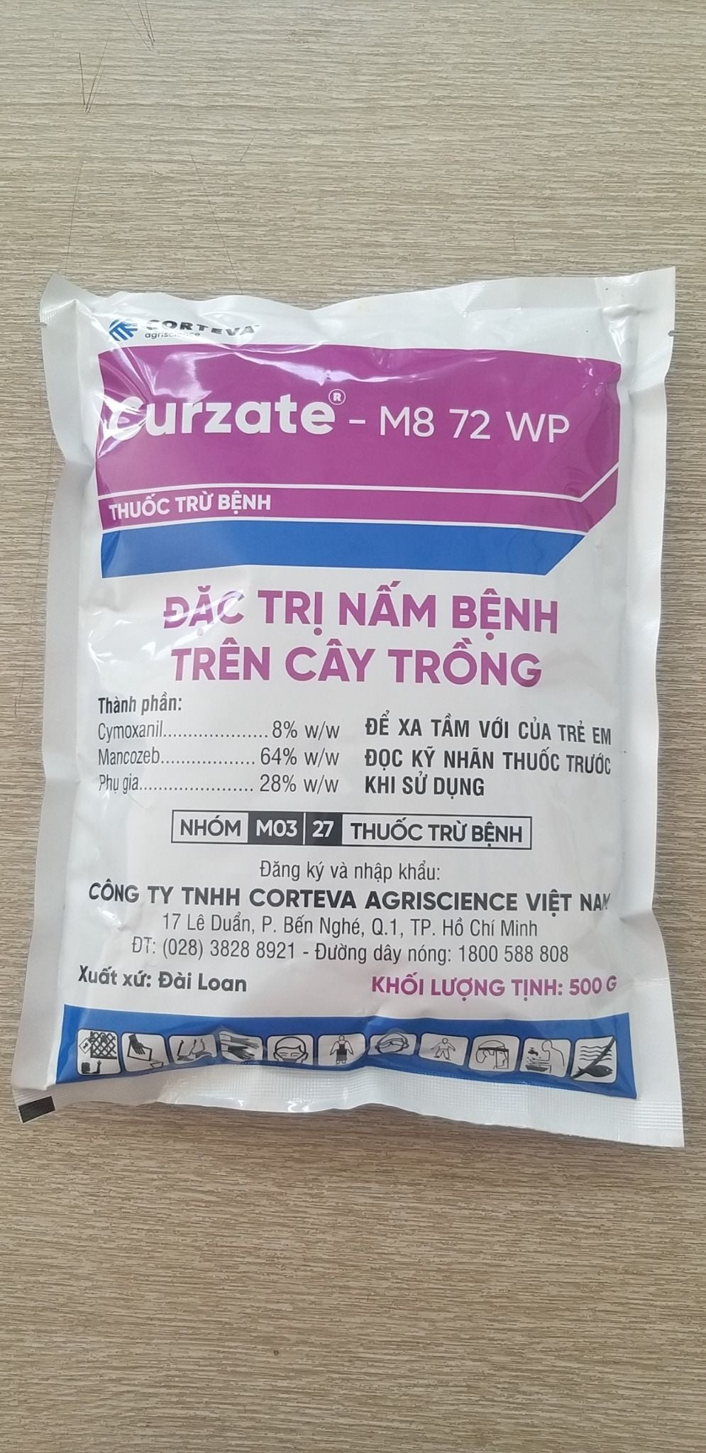 DuPont Curzate M8 72WP - Thuốc Trừ Bệnh - Cymoxanil & Mancozeb – Thế ...