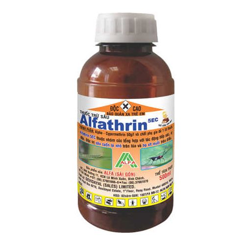 ALFATHRIN 5EC - Thuốc Trừ Sâu - Alpha-Cypermethrin – Thế Giới Nông Nghiệp