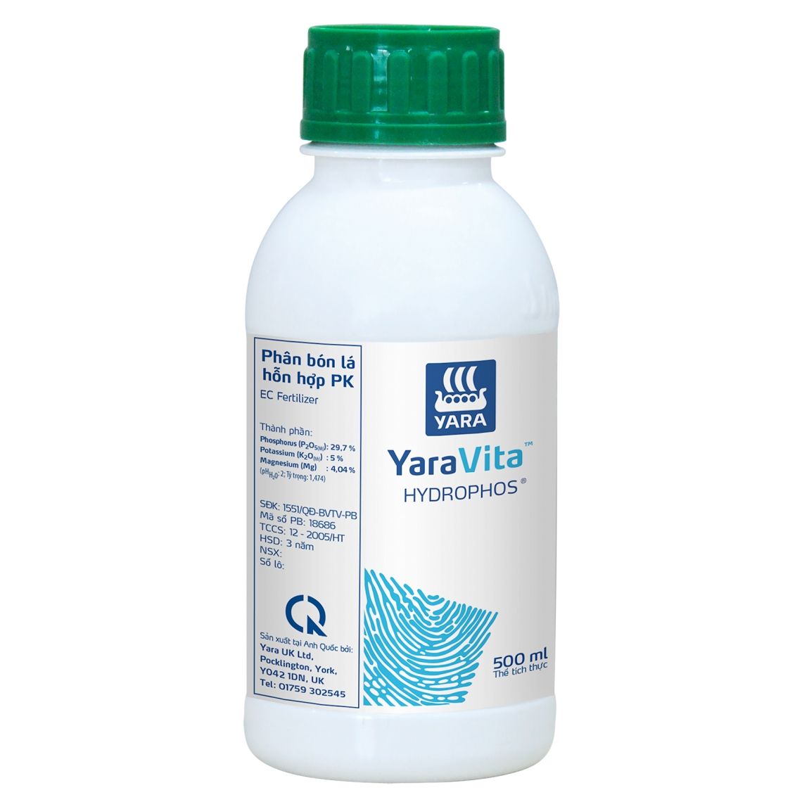 YaraVita Hydrophos - Phân bón lá hỗn hợp PK – Thế Giới Nông Nghiệp
