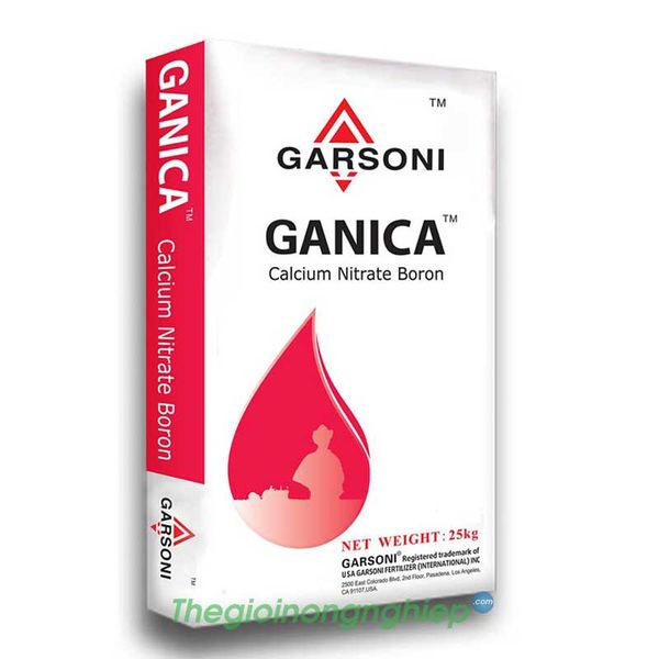 Phân bón GANICA - ( Canxi Garsoni) – Thế Giới Nông Nghiệp