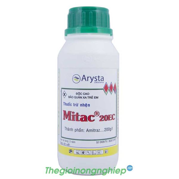 Mitac 20EC - Thuốc đặc trị các loại nhện - Arysta – Thế Giới Nông Nghiệp