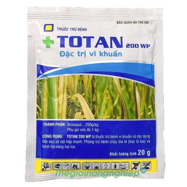 Totan 200WP - Thuốc đặc trị Vi Khuẩn - Tiếp Xúc Và Nội Hấp Mạnh ...