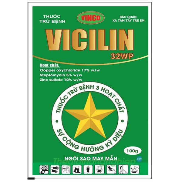 VICILIN 32WP - Thuốc Trừ Bệnh Phổ Rộng - Vinco – Thế Giới Nông Nghiệp