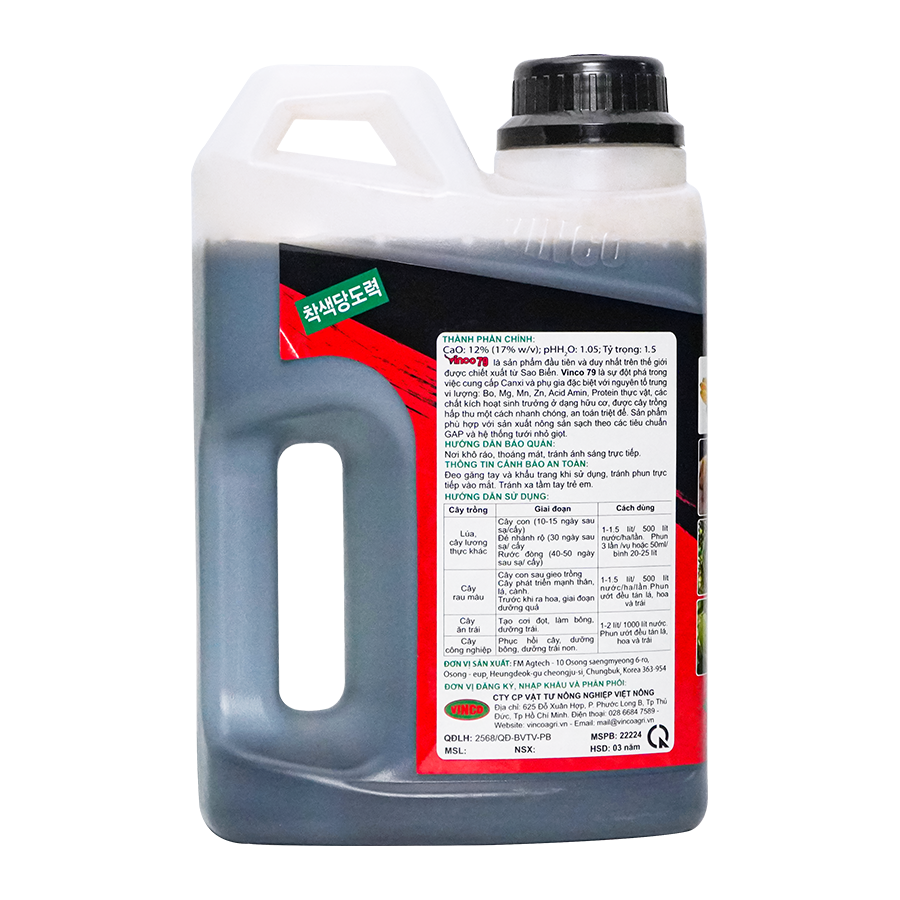 Vinco 79 - Phân bón hữu cơ sinh học - Giúp tăng năng suất vượt trội ...