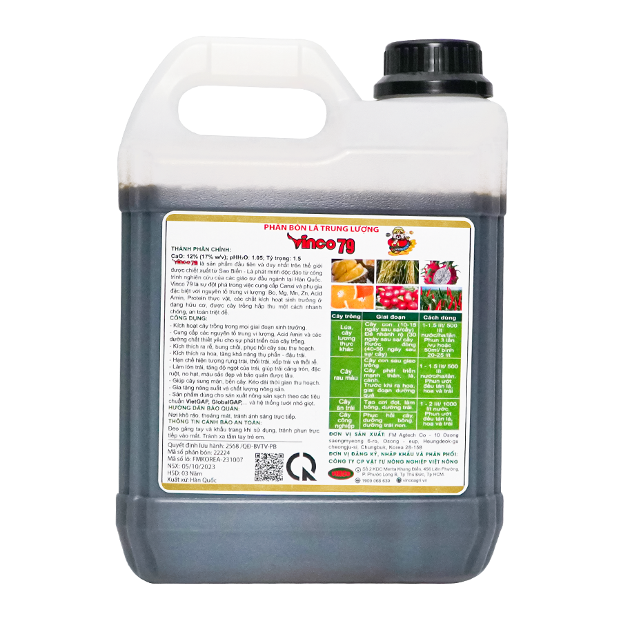 Vinco 79 - Phân bón hữu cơ sinh học - Giúp tăng năng suất vượt trội ...