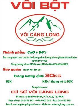 Vôi Càng Long - Xem công dụng, quy cách và giá bán | Khác