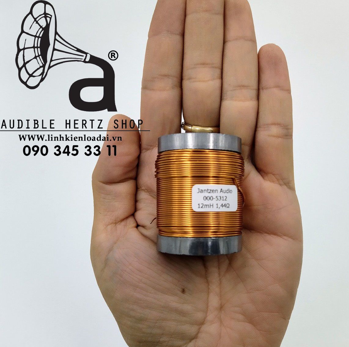 Cuộn cảm 12mH Jantzen, Nội trở 1.44 Ohm Lõi sắt từ – Audible Hertz Shop