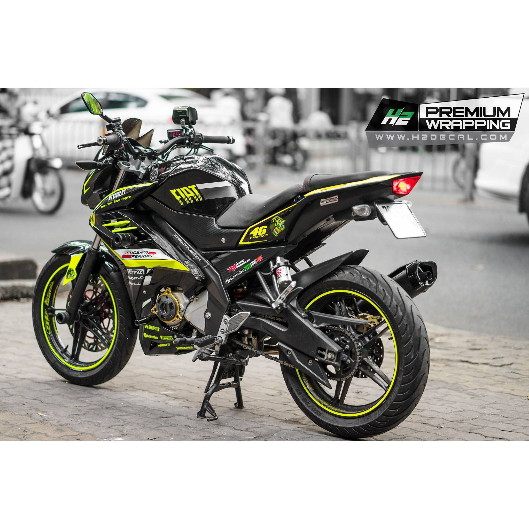 TEM XE FZ 150I - MẪU 003 – H2 Studio - Decal