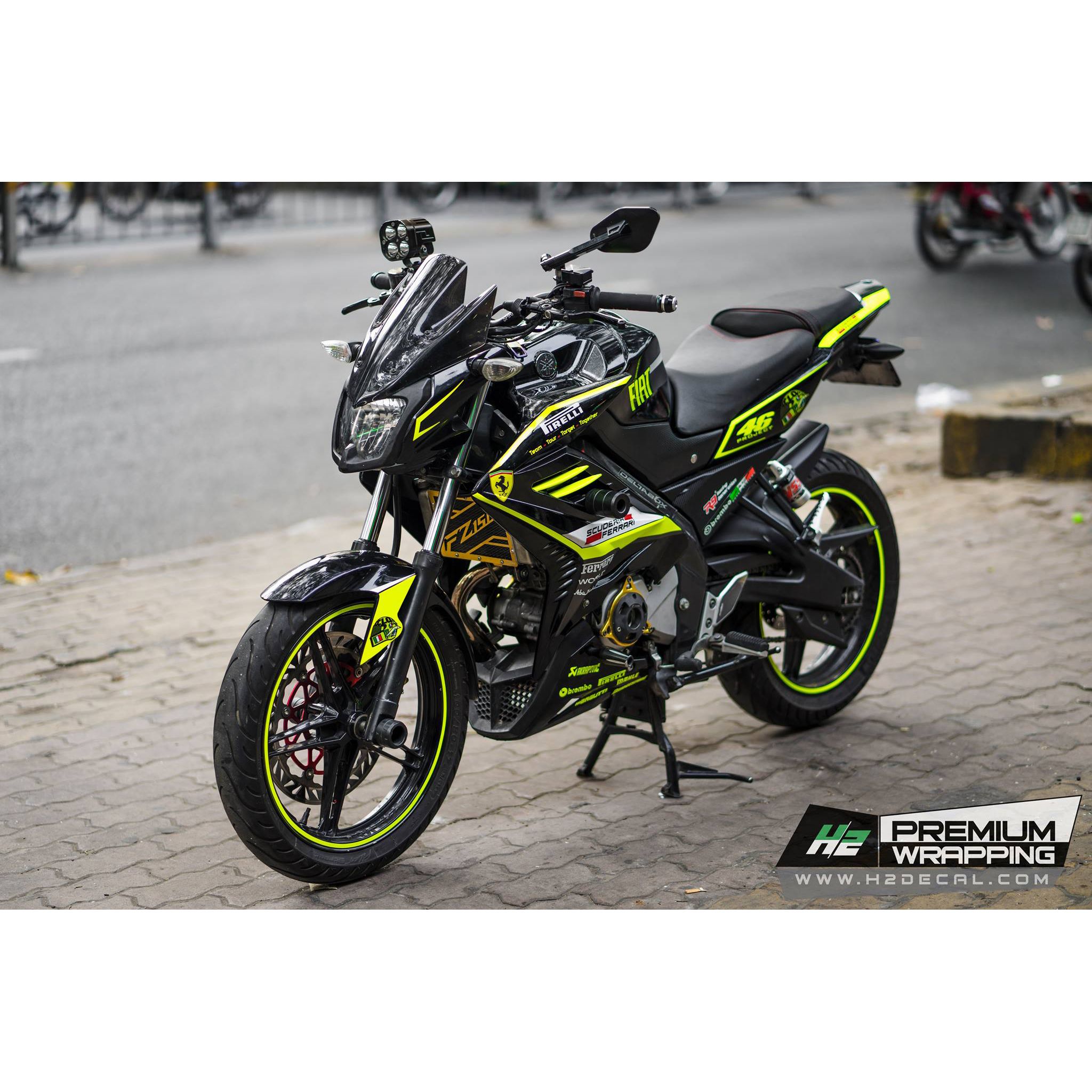 TEM XE FZ 150I - MẪU 003 – H2 Studio - Decal