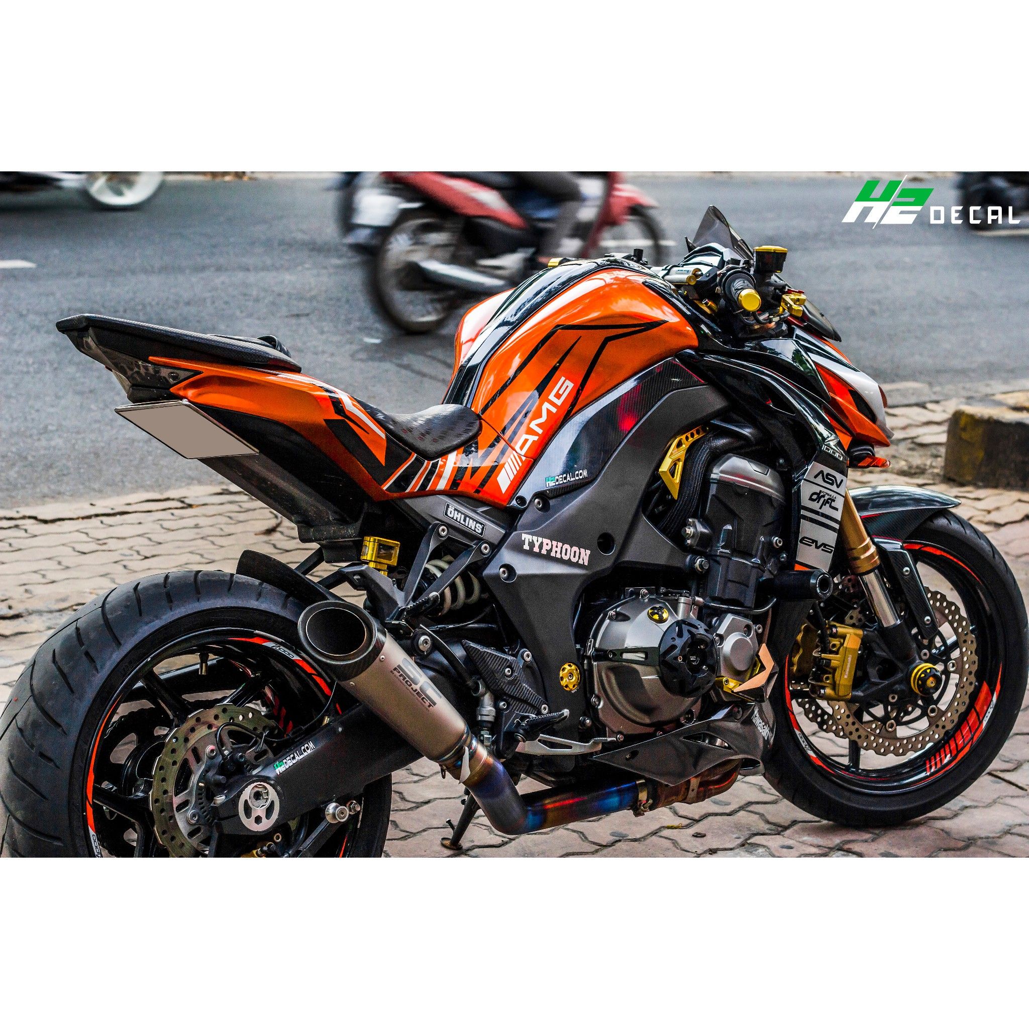 Kawasaki Z1000 – H2 Studio - Decal