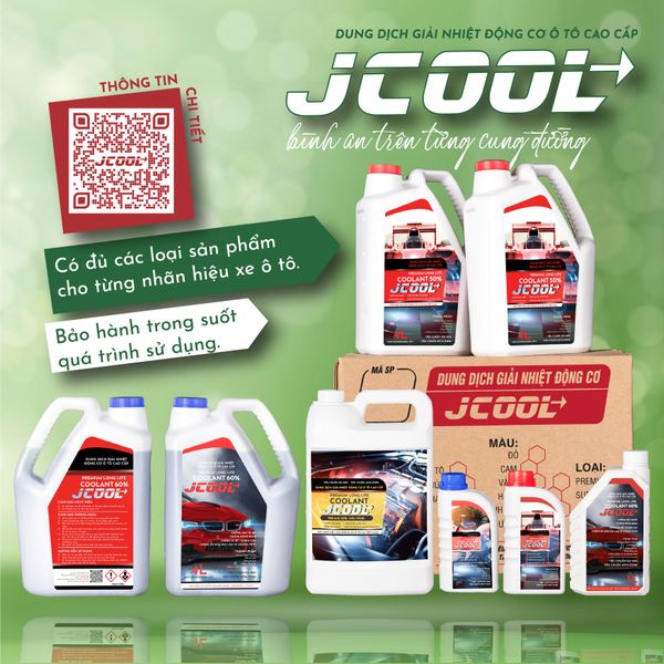 Dung dịch giải nhiệt động cơ JCOOL – Cooperation & Success