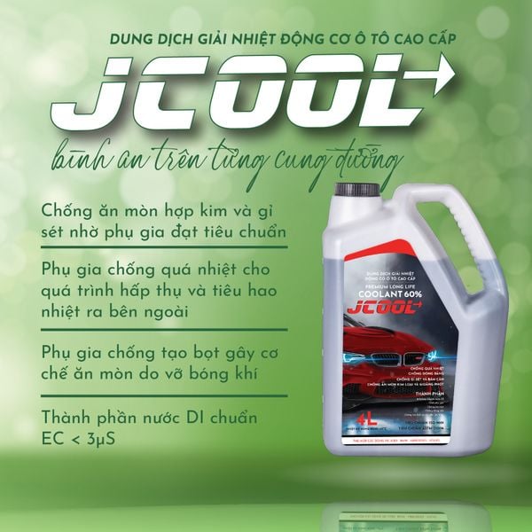 Dung dịch giải nhiệt động cơ JCOOL – Cooperation & Success