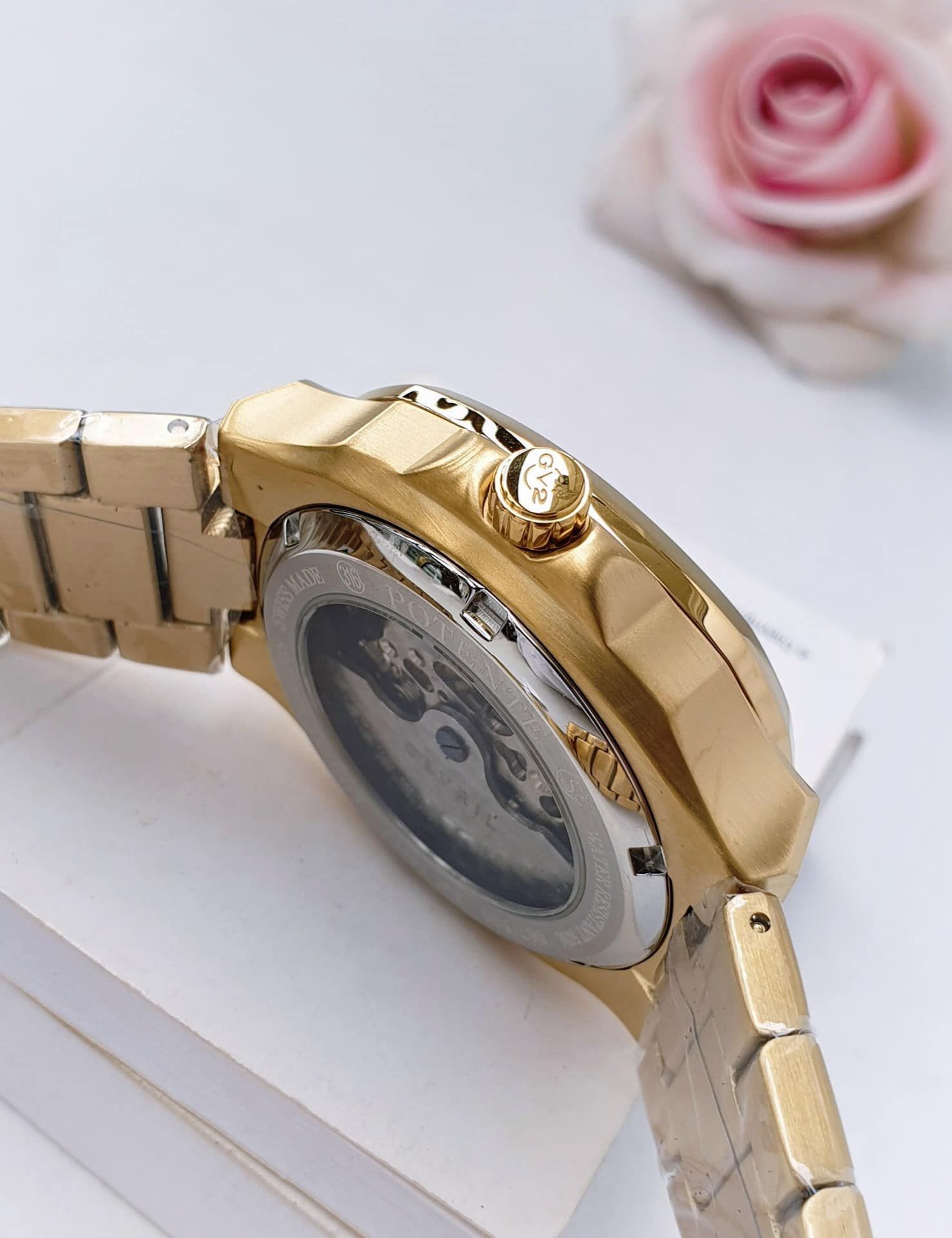 GV2 By Gevril 18115 Men's Potente Swiss Automatic Skeletal Watch - Đồn ...