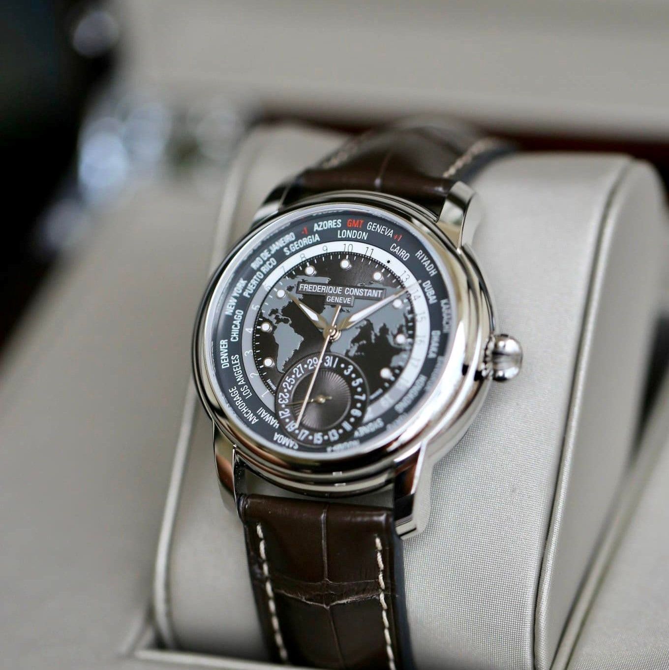 Frederique Constant Manufacture Worldtimer FC-718DGWM4H6 718DGWM4H6 ...