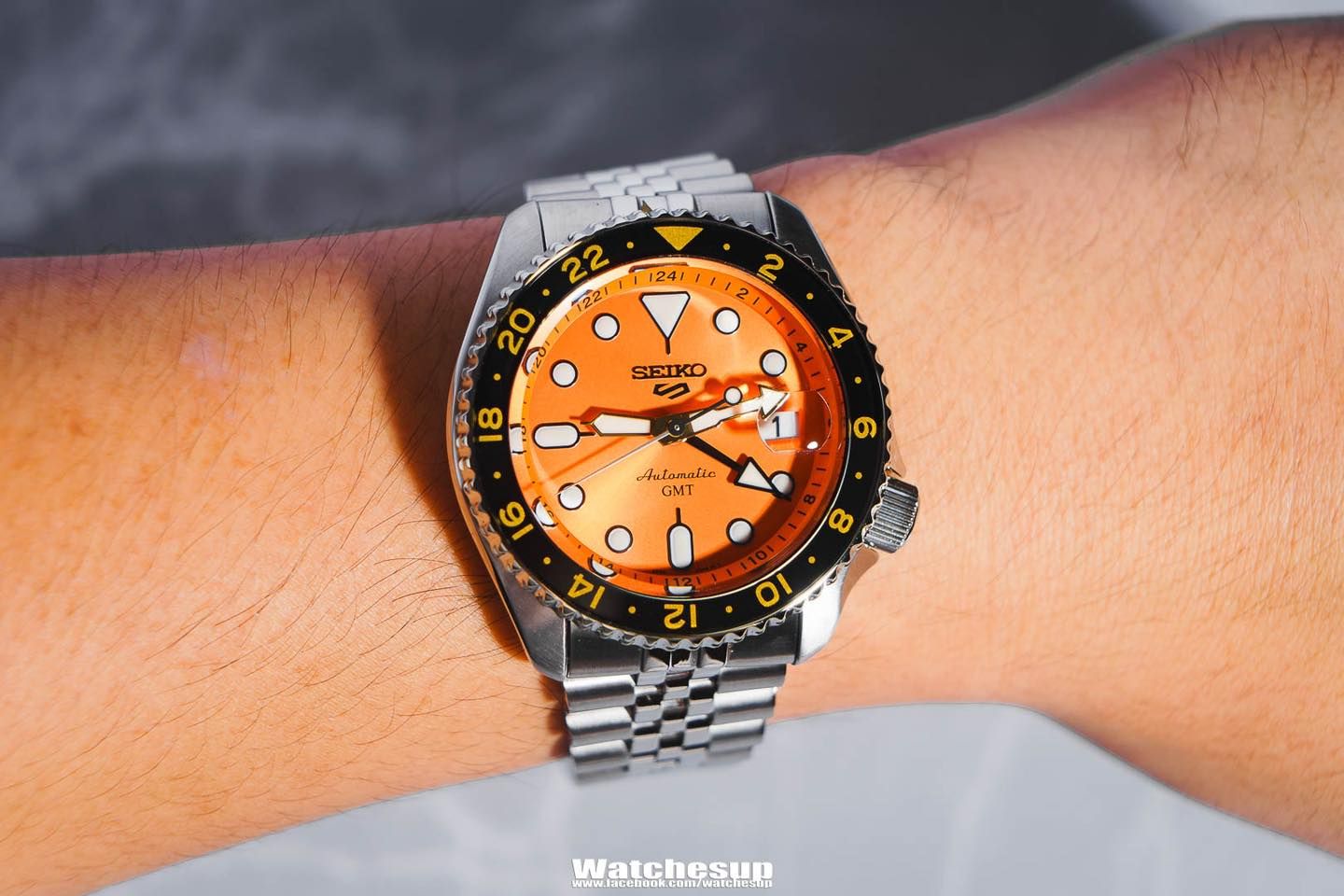 Seiko 5 Automatic GMT Watch SSK005K1 ( SSK005 ) - Đồng Hồ Nam – PhongWatch