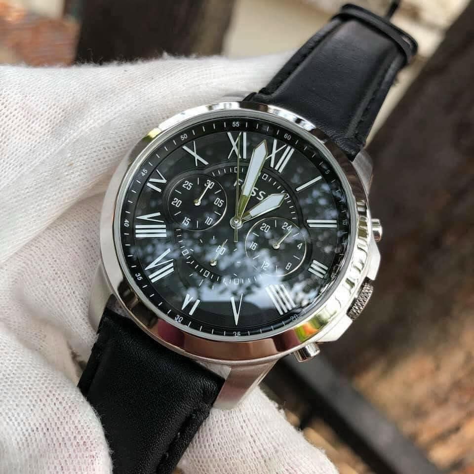 Fossil Quartz FS4812 Grant Chronograph - Đồng Hồ Nam - Chính Hãng ...