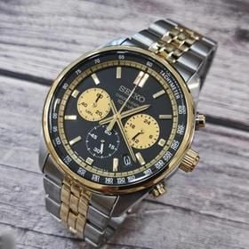 Seiko Quartz SSB430P1 Chronograph Black Dial - Đồng Hồ Nam – PhongWatch