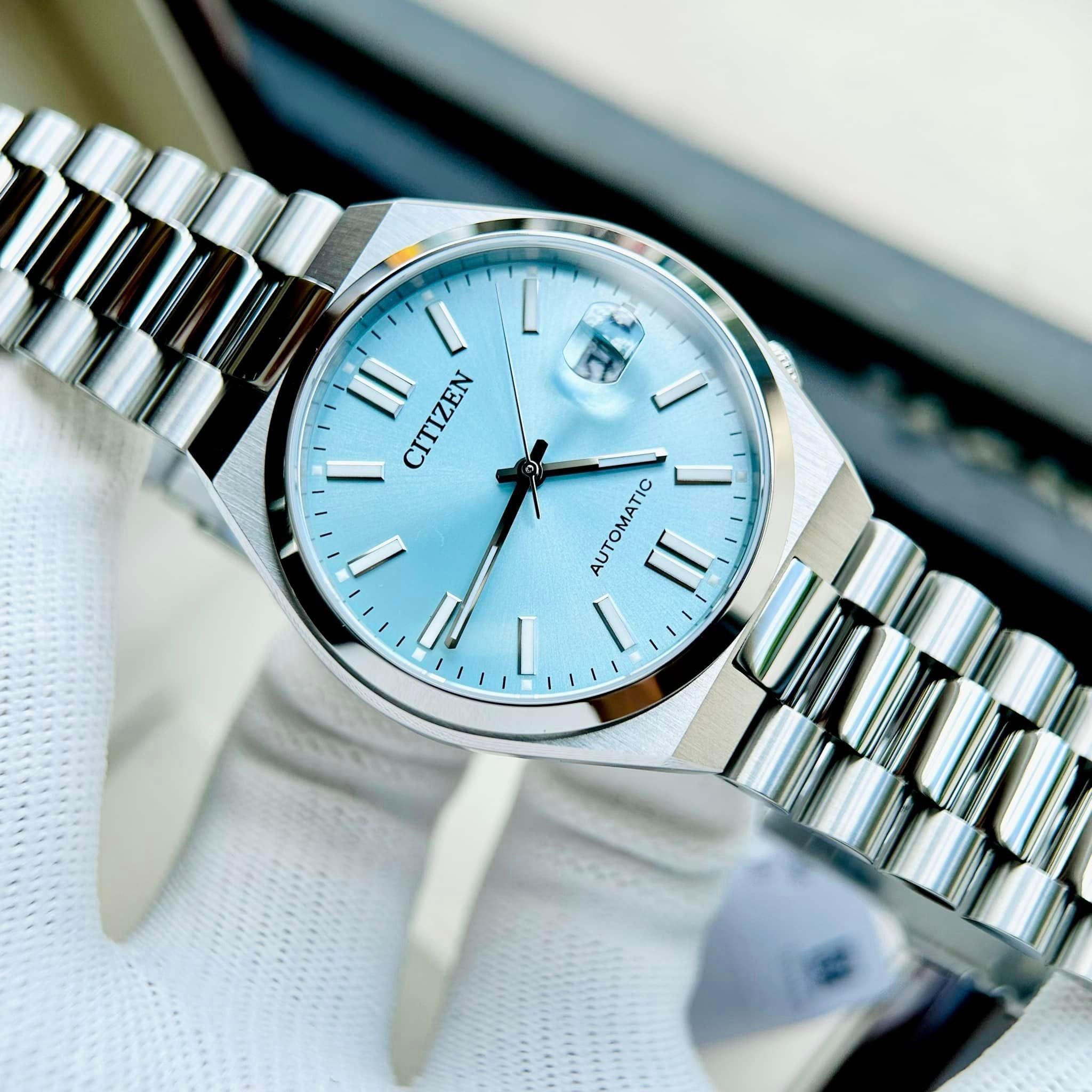 Citizen Automatic NJ0151-88M Tsuyosa Ice Blue - Chính Hãng Giá Tốt ...