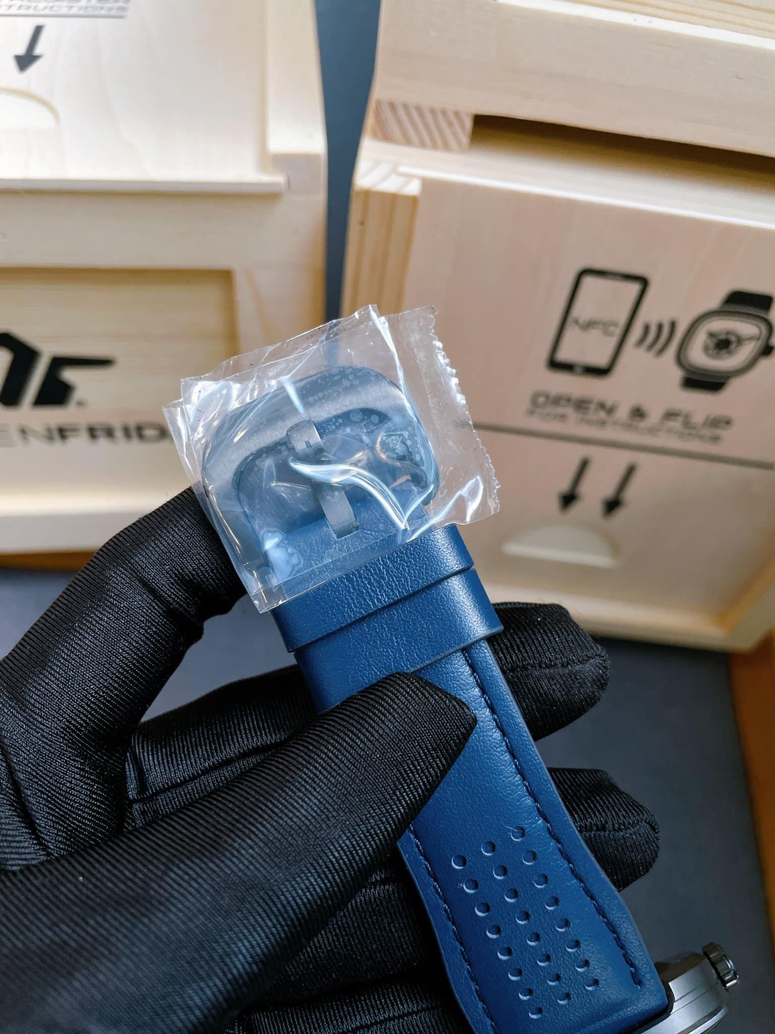 SevenFriday Automatic Blue Dial Blue Rubber T3/03 ( T303 ) Đồng Hồ Nam ...