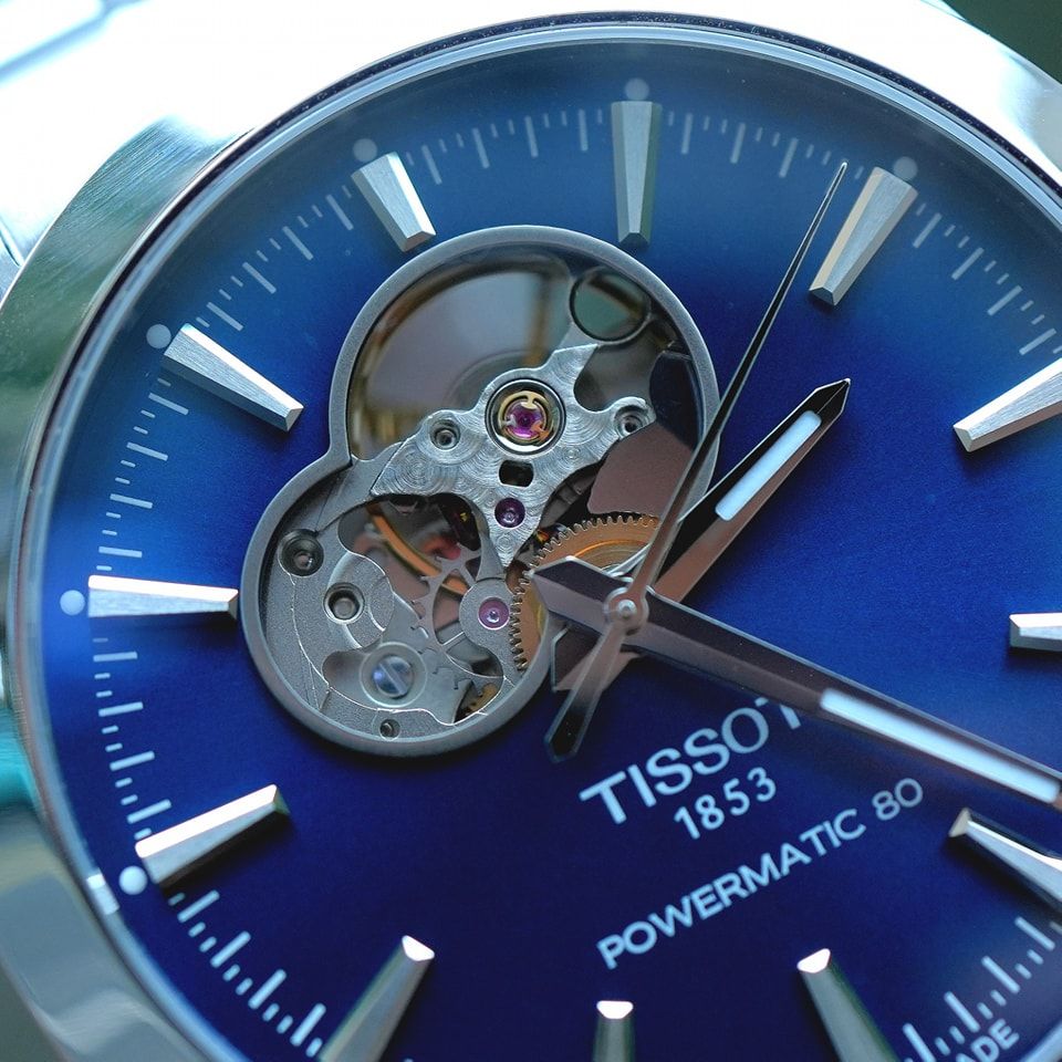 Tissot Gentleman Open Heart T127.407.11.041.01 ( T1274071104101 ...