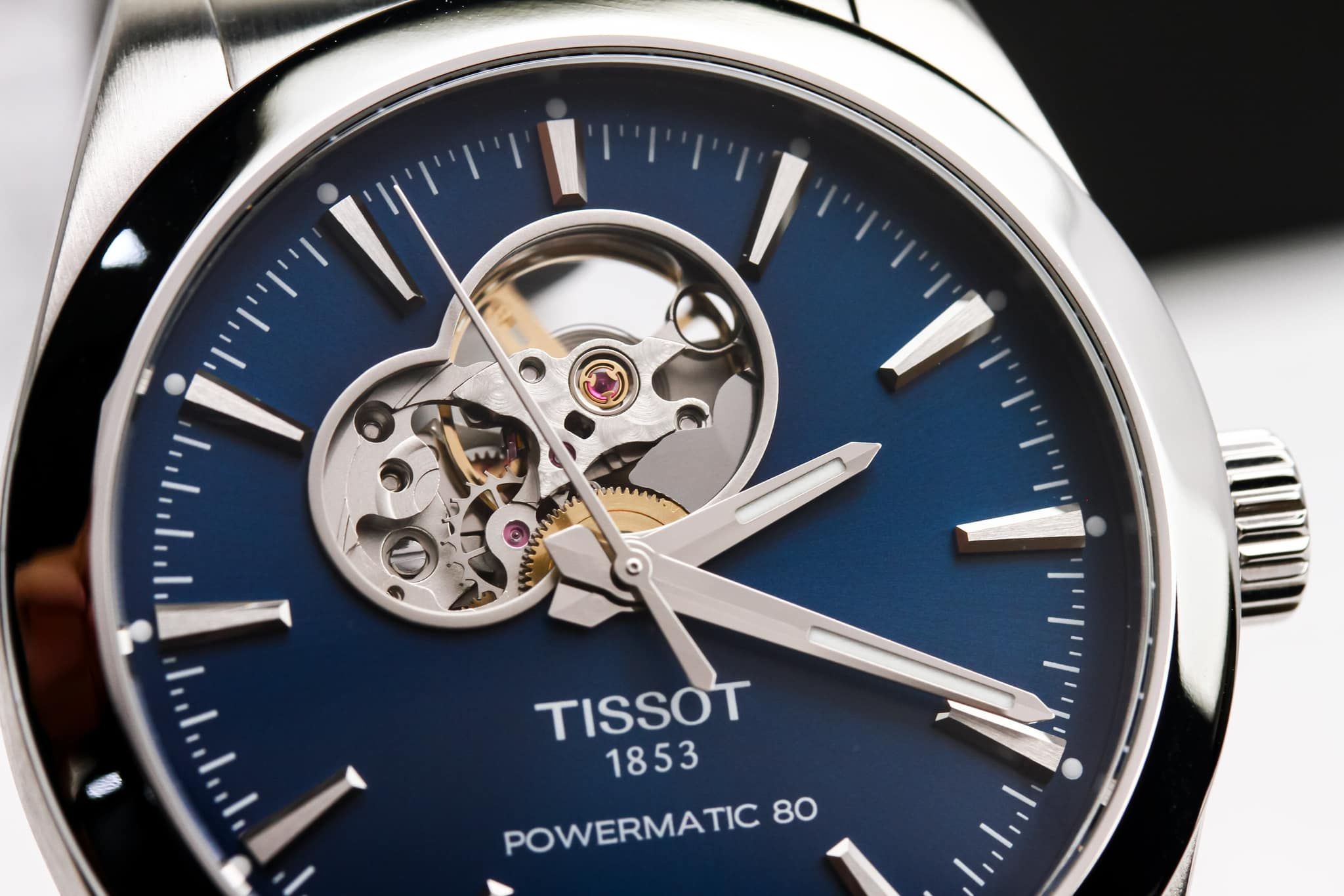 Tissot Gentleman Open Heart T127.407.11.041.01 ( T1274071104101 ...