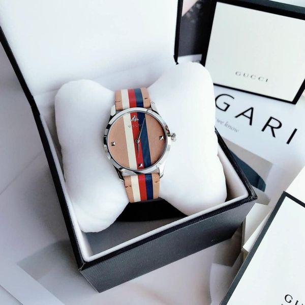 Gucci G-Timeless Brown Dial Brown Leather Unisex Watch YA1264078 ...