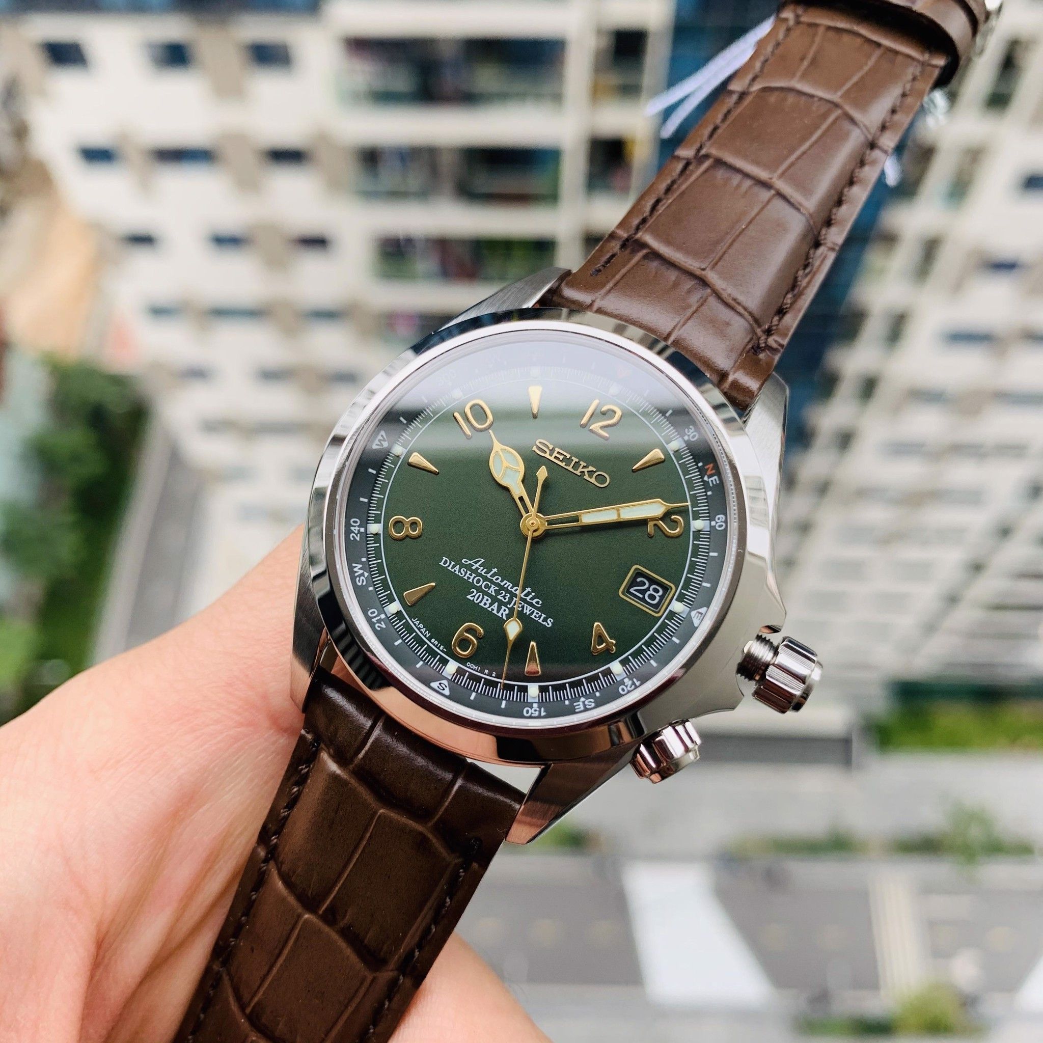 Seiko Alpinist Green SARB017 - Đồng Hồ Nam - Chính Hãng Giá Tốt ...