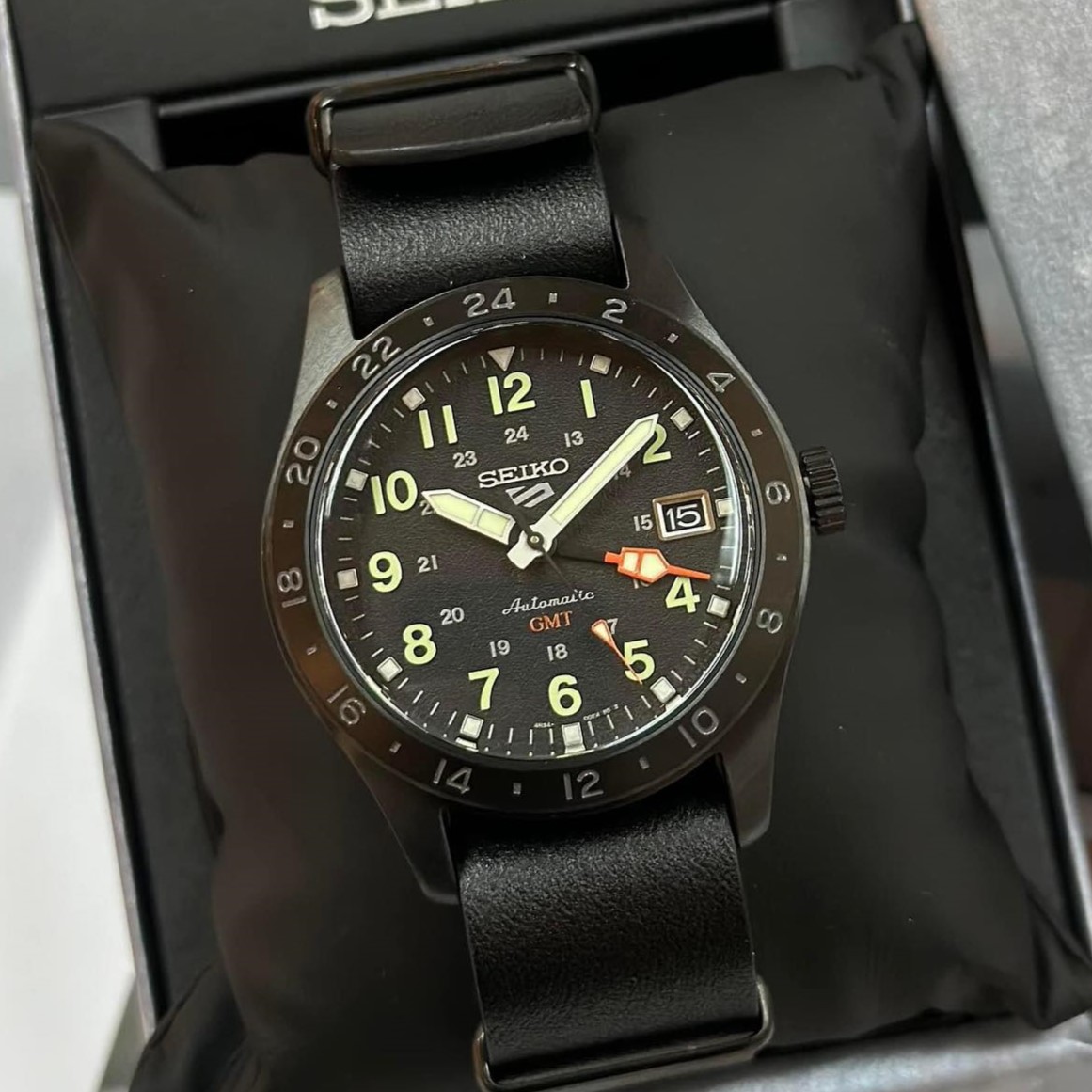 Seiko 5 Sports Field GMT SSK025K1 ( SSK025 ) 39.4mm - Đồng Hồ Nam ...