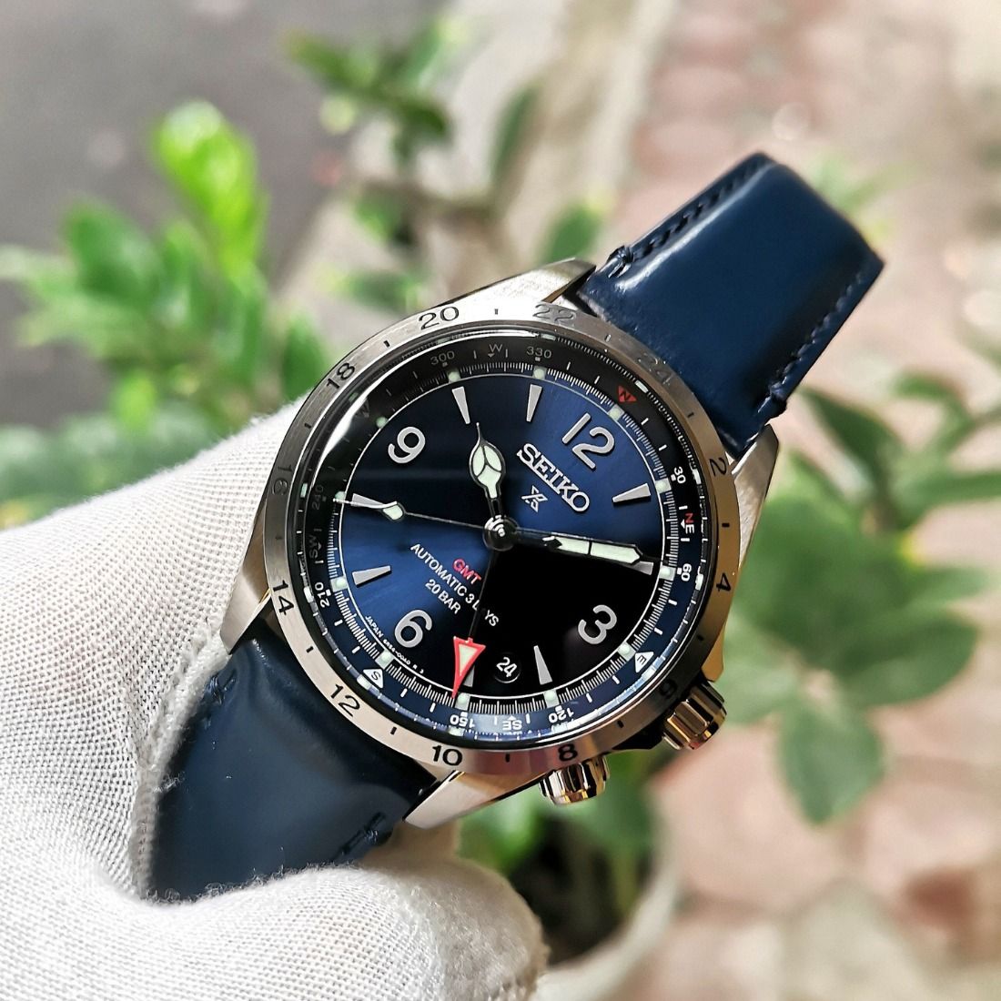 Seiko Prospex Alpinist GMT Blue Dial SPB377 - Đồng Hồ Nam – PhongWatch