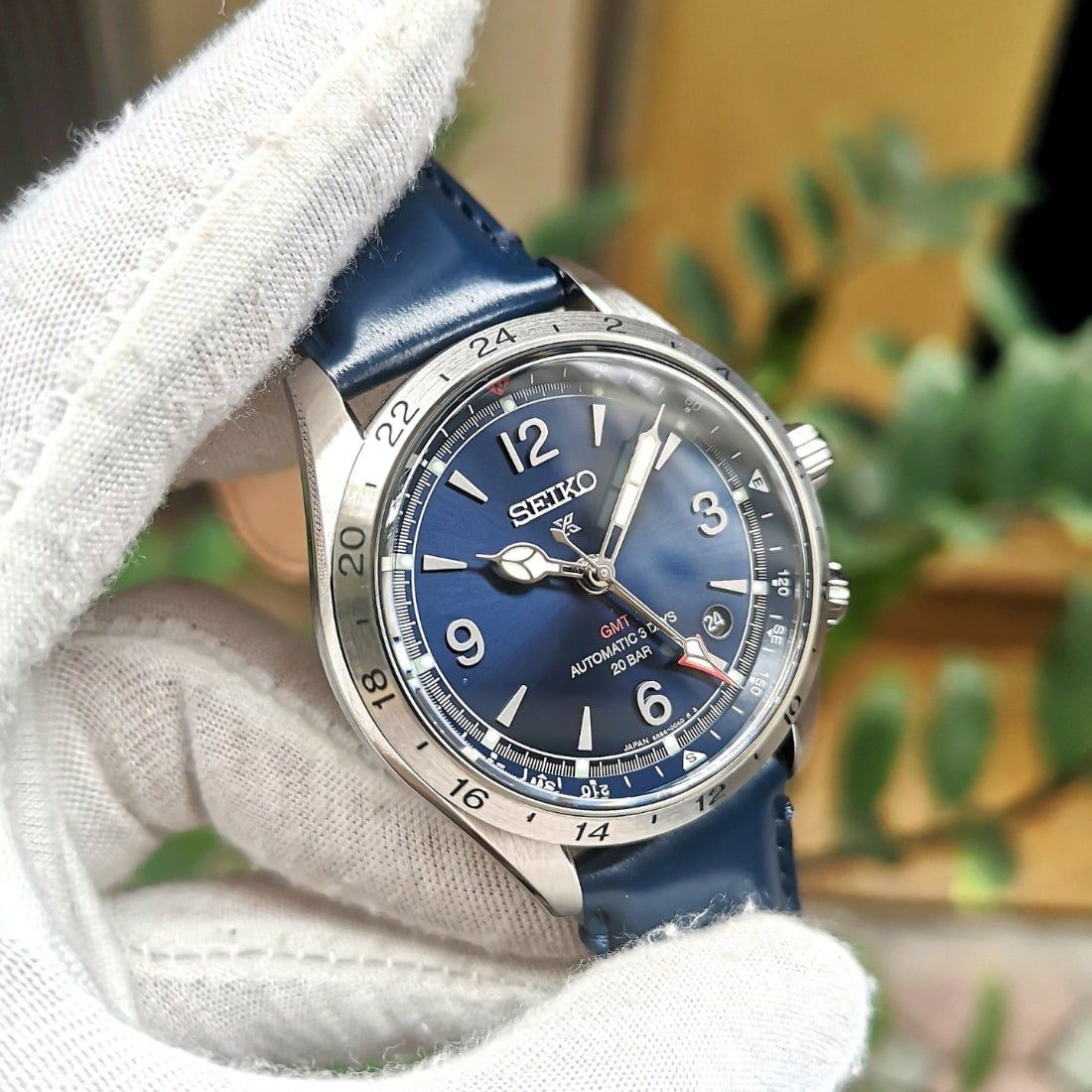 Seiko Prospex Alpinist GMT Blue Dial SPB377 - Đồng Hồ Nam – PhongWatch