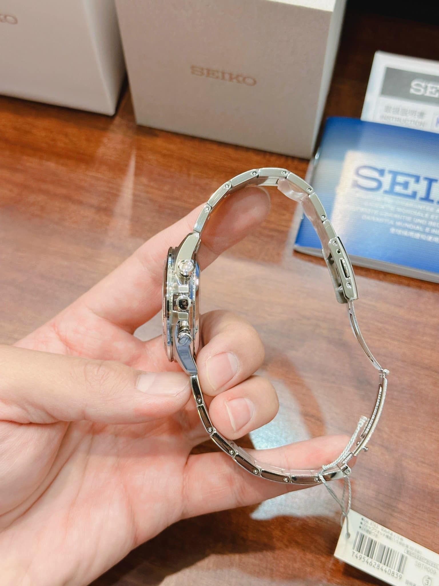 Seiko Quartz SBTR009 Spirit Chronograph - Đồng Hồ Nam - Chính Hãng ...