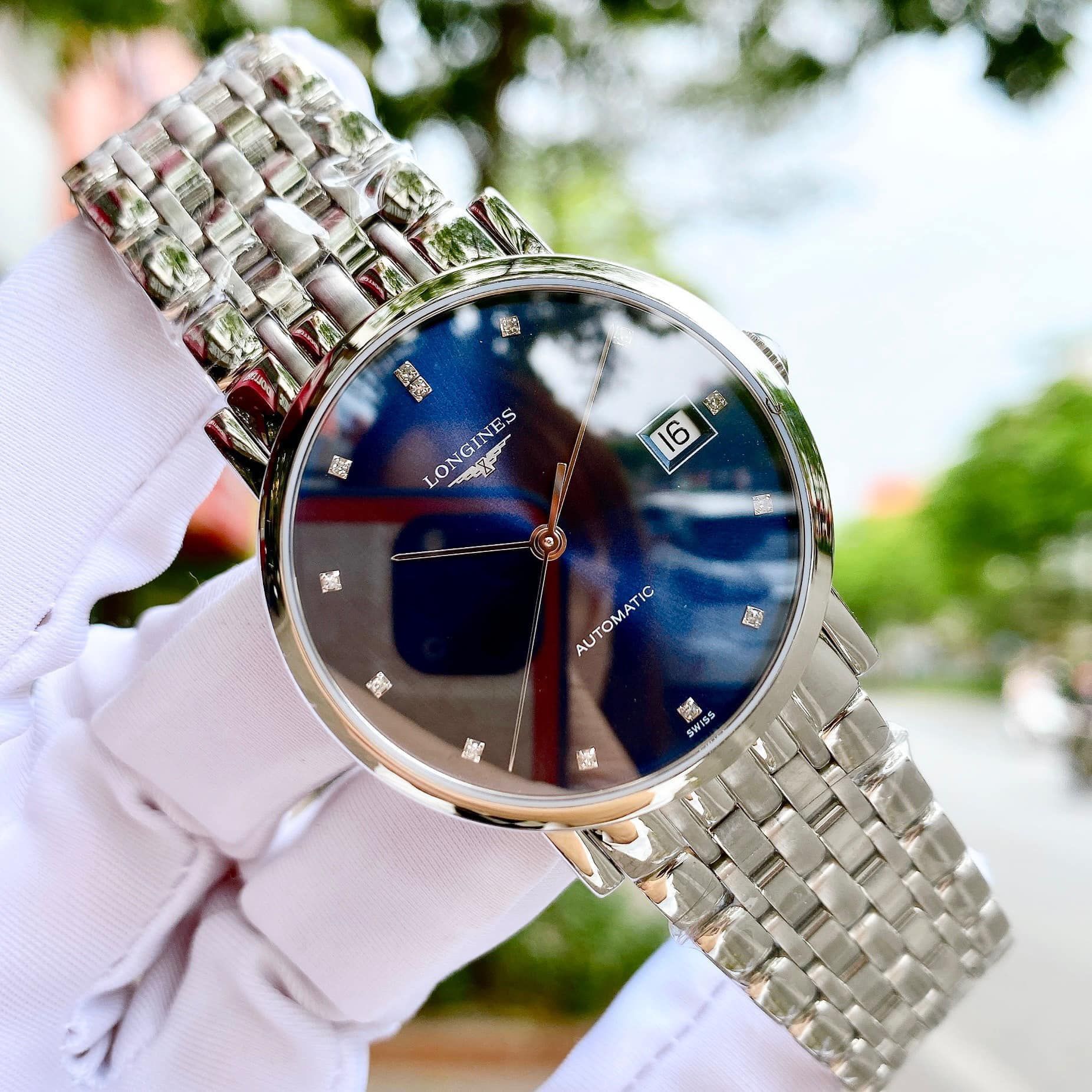 Longines Automatic L4.809.4.97.6 Elegant ( L48094976 ) 34.5mm - Đồng H ...